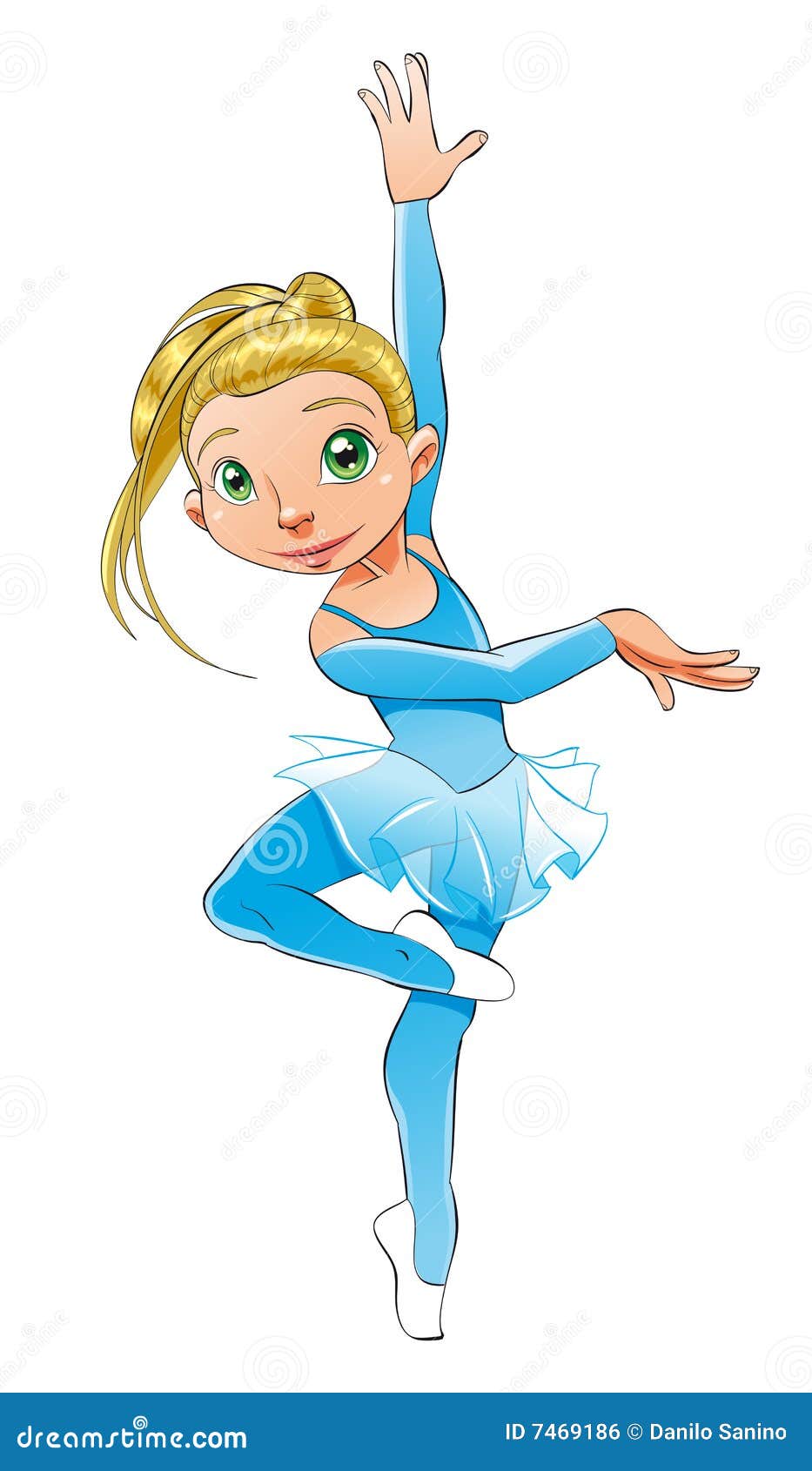 Dancer stock vector. Illustration of beautiful, body, artist - 7469186