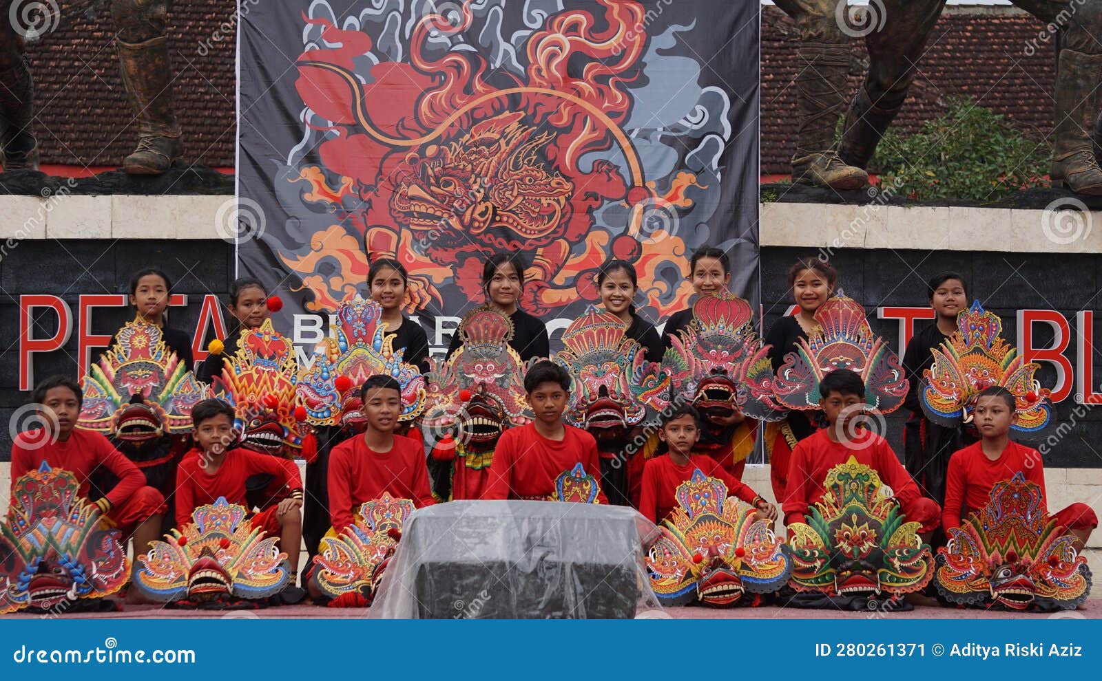 The Dancer of Barong Dance. Barong is One of the Indonesian Traditional ...