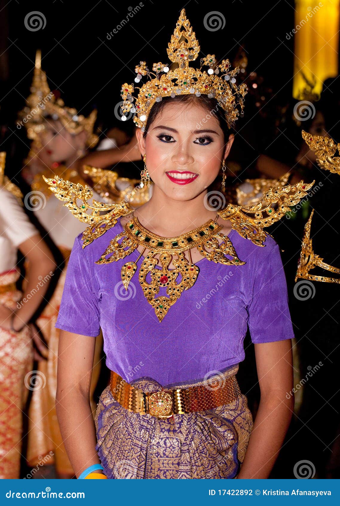 Dancer in Colorful Costume. Editorial Photography - Image of asian ...