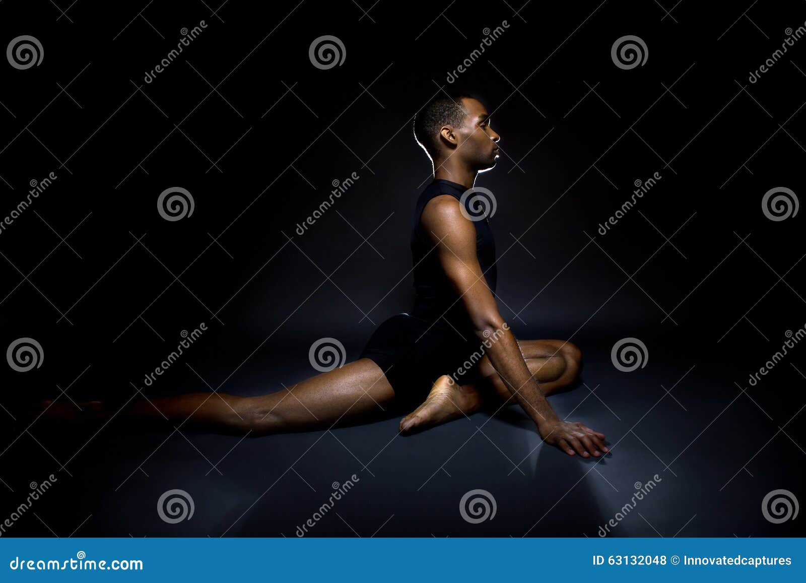 Dancer Demonstrating Flexibility Stock Photo - Image of person ...