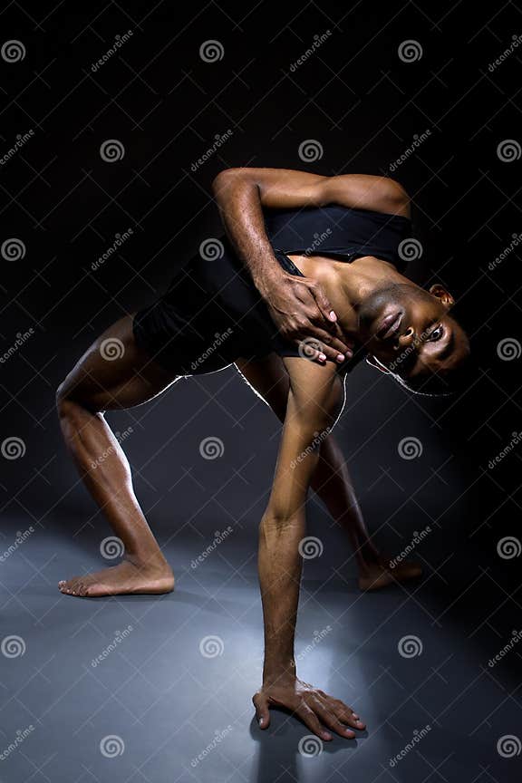 Dancer Demonstrating Flexibility Stock Image - Image of performer, bend ...