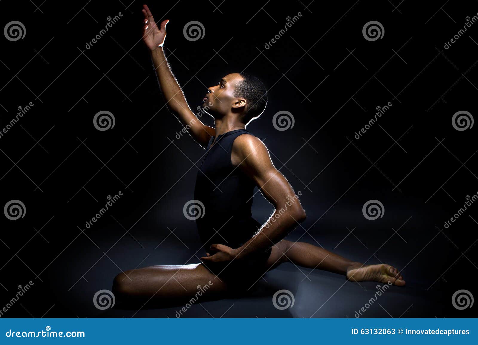 Dancer Demonstrating Flexibility Stock Image - Image of elegance ...