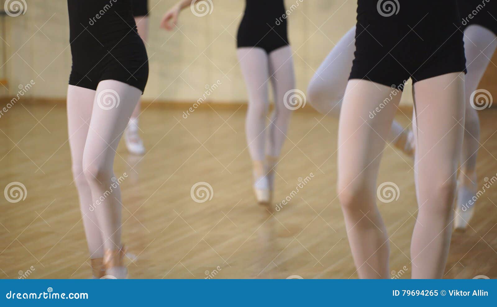 Dancer is Doing Exercises in Ballet Class Stock Video - Video of ...