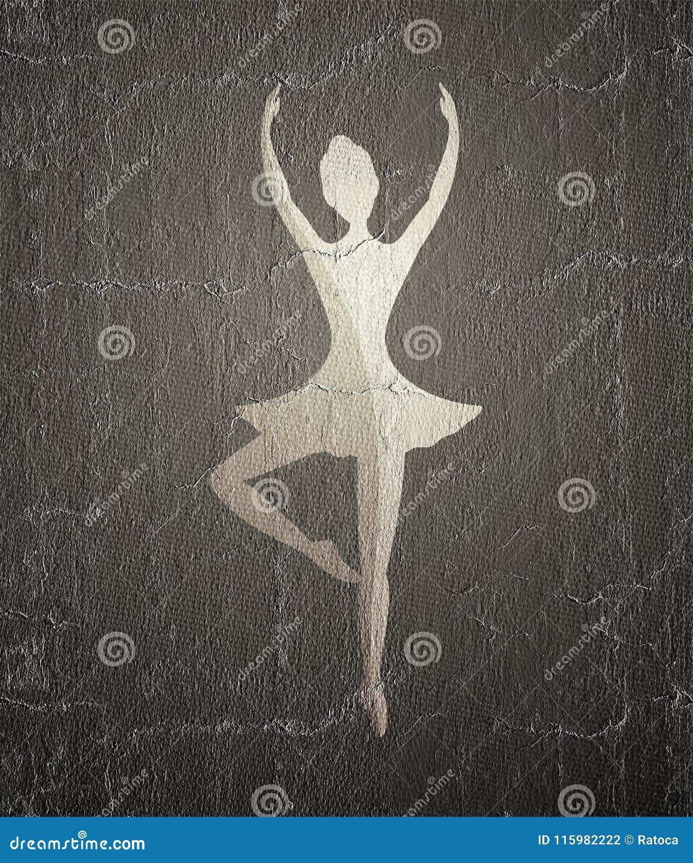 Dancer girl symbol stock illustration. Illustration of performance ...