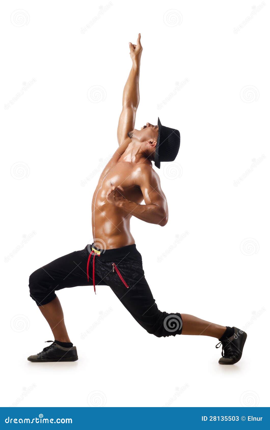 Dancer isolated stock image. Image of adult, dancer, jumping - 28135503