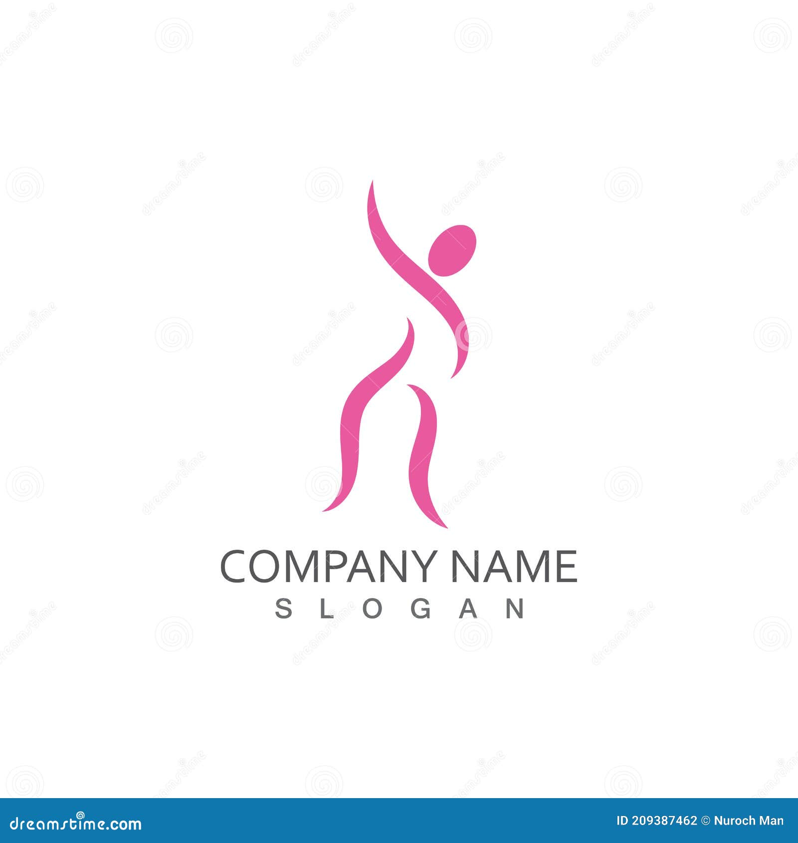 Dancer Logo and Symbol Vector. Stock Vector - Illustration of dancer ...