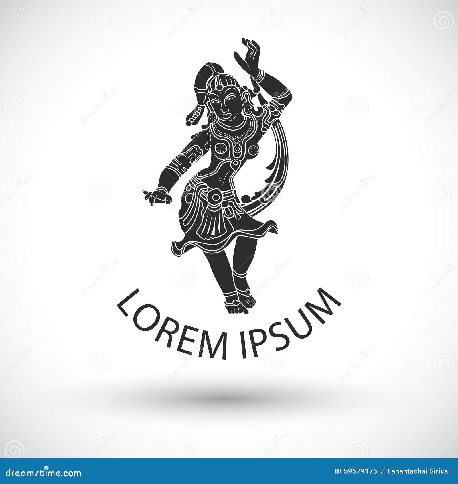 Dancer logo Vector stock vector. Illustration of banner - 59579176