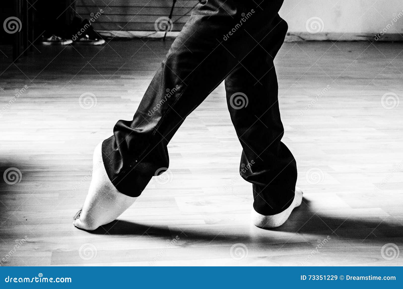 The dancer stock image. Image of romance, practice, black - 73351229