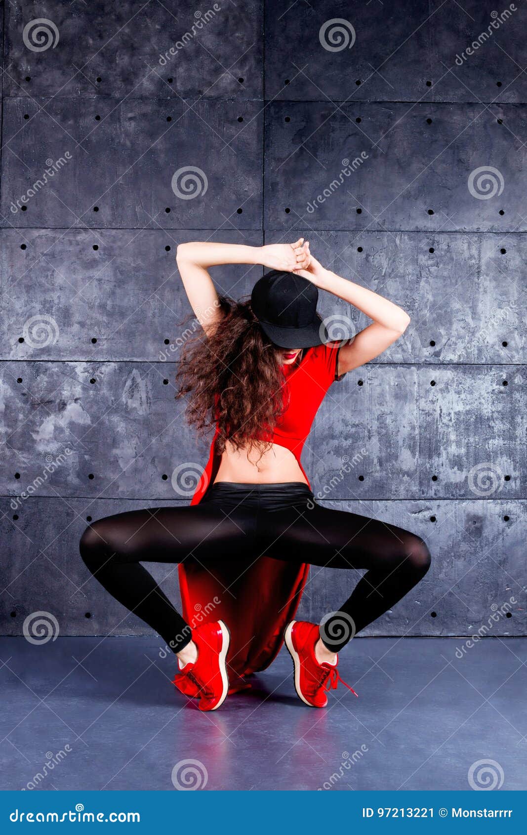 Dancer in motion stock image. Image of grace, leggins - 97213221