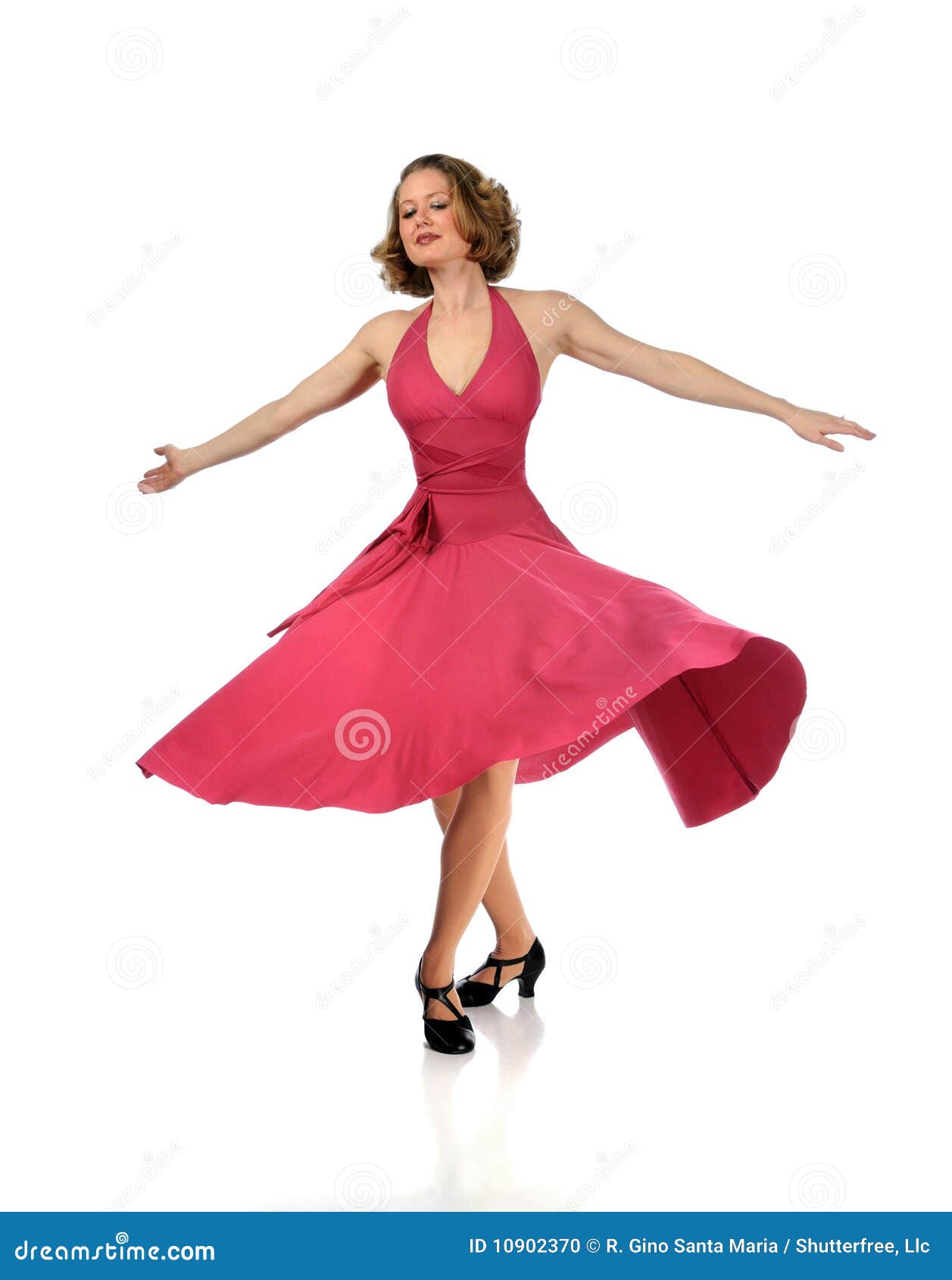 Dancer Performing Twirl Stock Photo - Image: 10902370