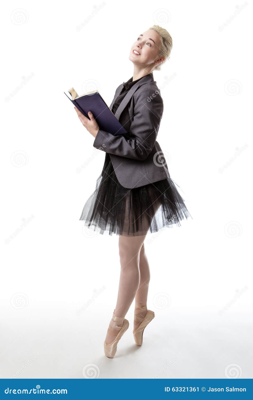Dancer reading stock image. Image of healthy, graceful - 63321361