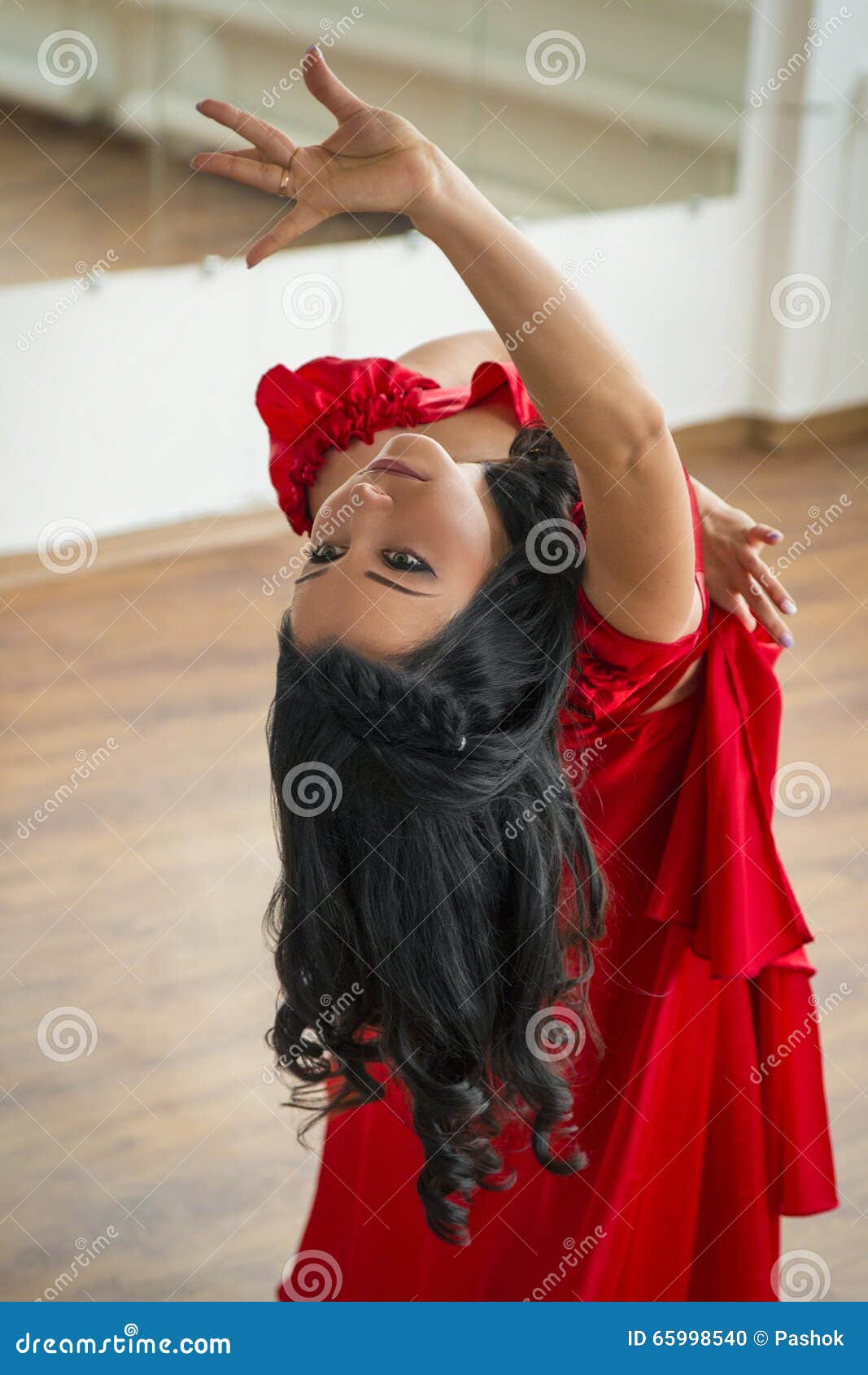 Dancer in red stock photo. Image of adult, ballet, grace - 65998540