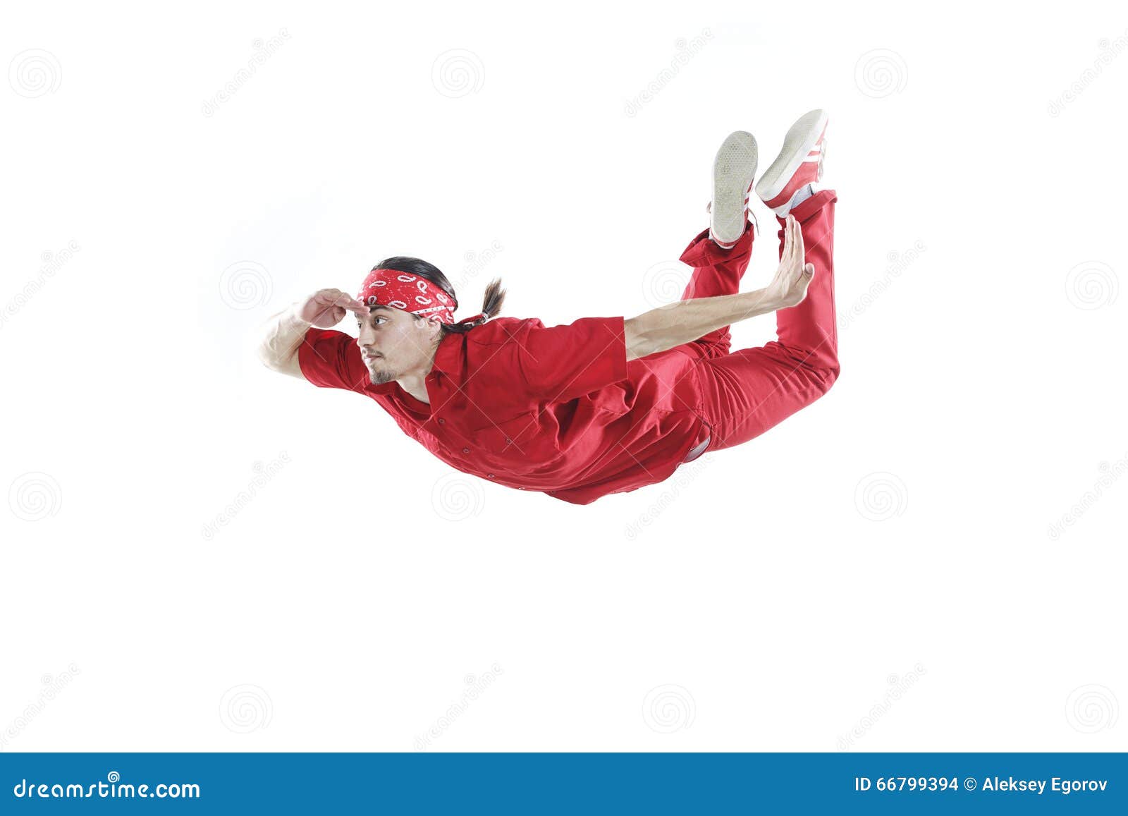Dancer in red stock photo. Image of dancer, male, motion - 66799394