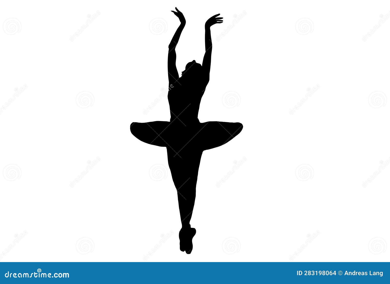 Dancer Silhouette Dancing Human Model Shadow Dance Illustration Art ...