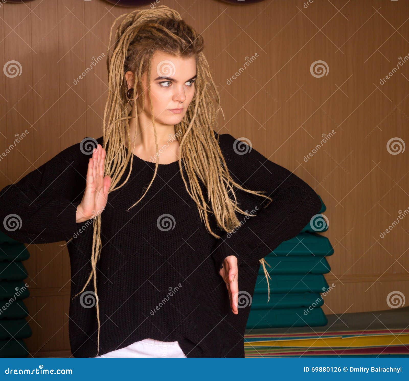 The Dancer is in Special Pose Stock Photo - Image of motion, cheerful ...