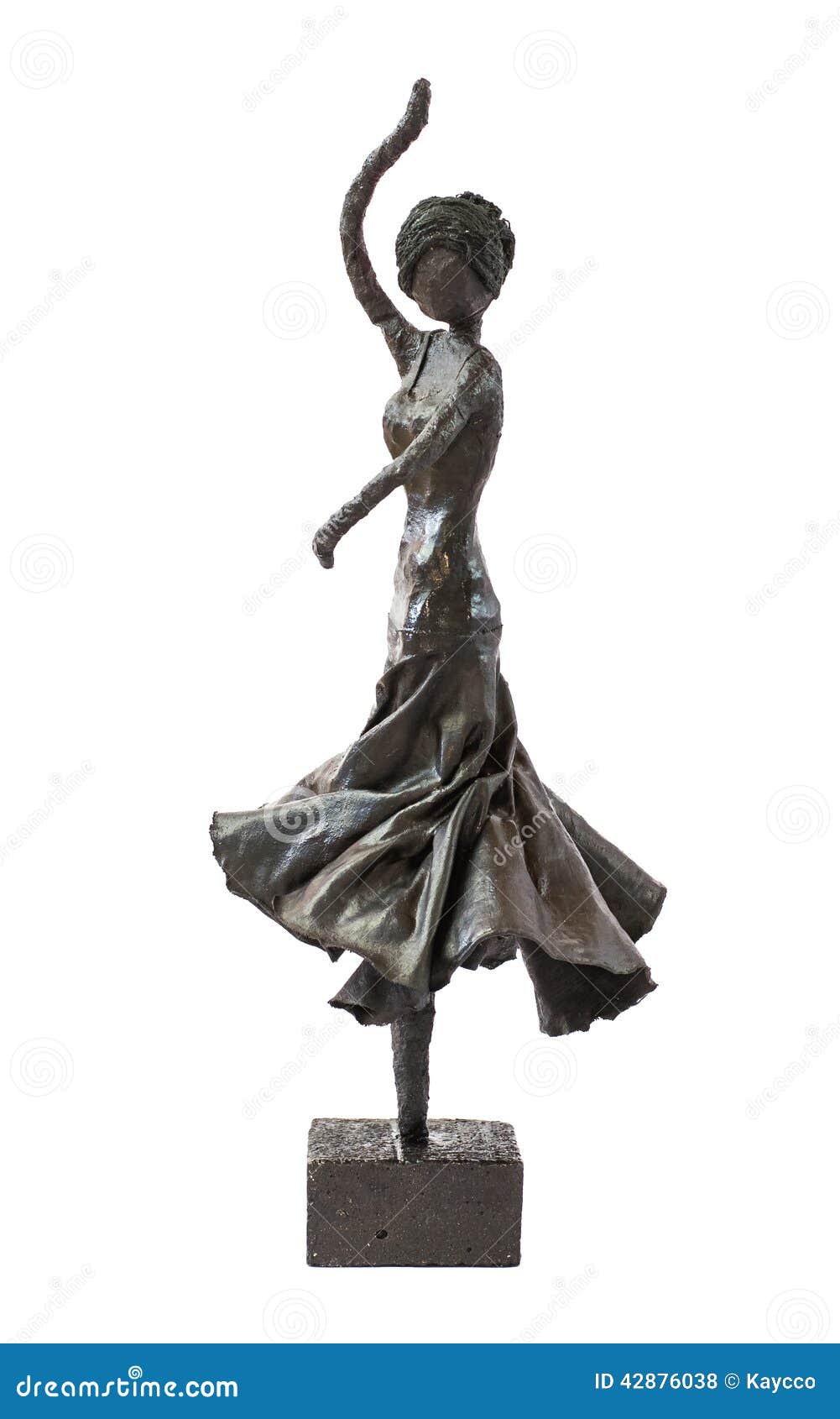 Dancer Statue stock photo. Image of design, dance, beautiful - 42876038