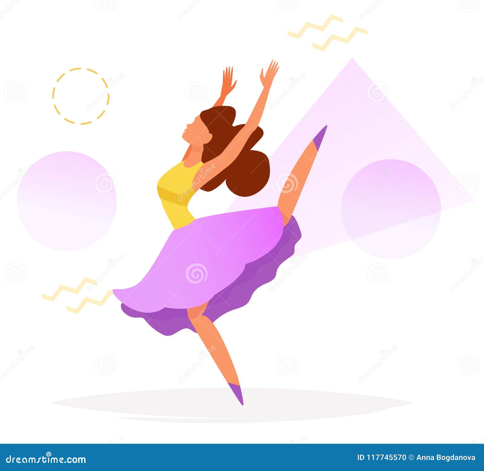 Dancer Vector. Cartoon stock vector. Illustration of performance ...