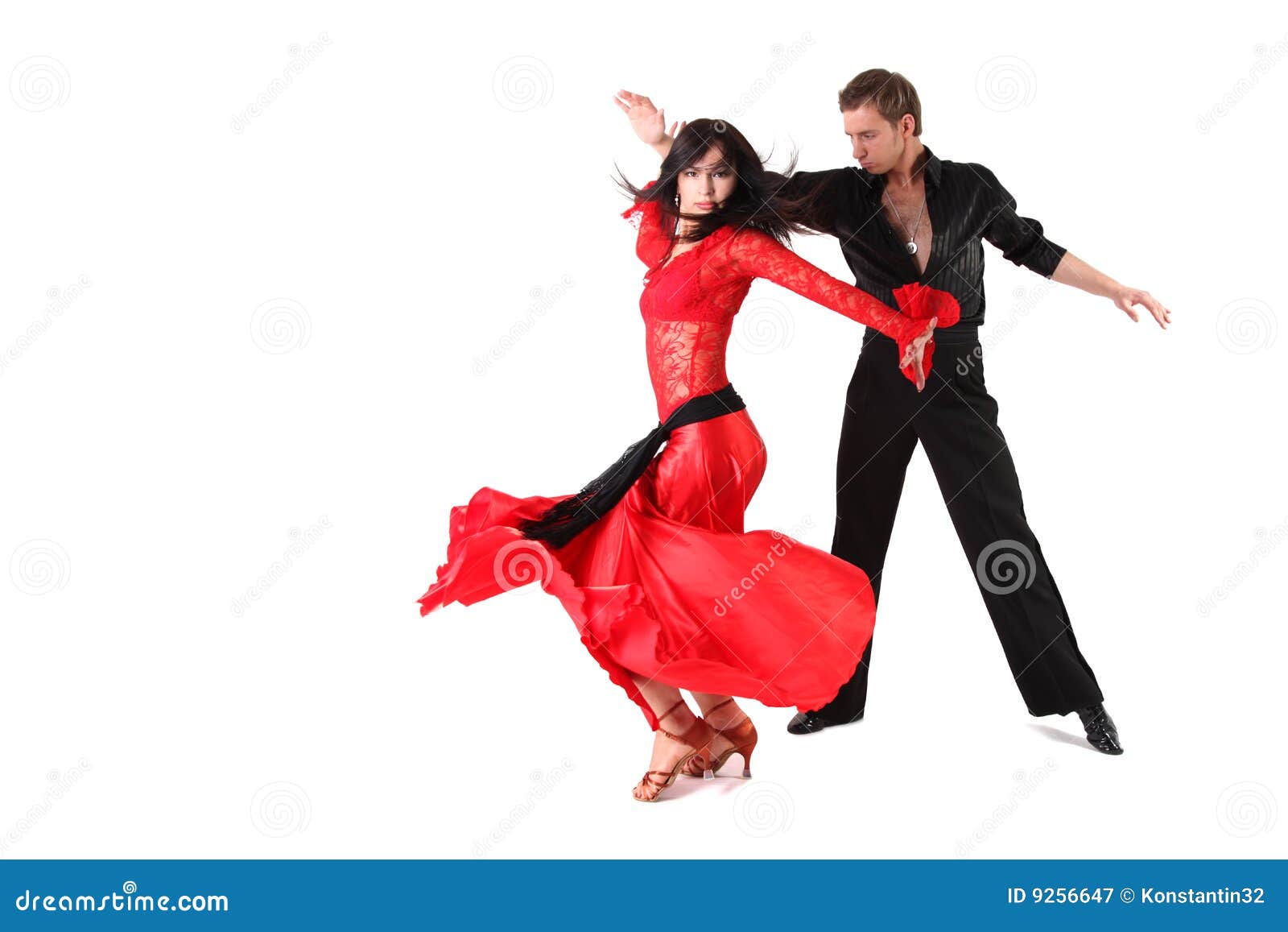 Dancers stock image. Image of attractive, exercise, lovely - 9256647