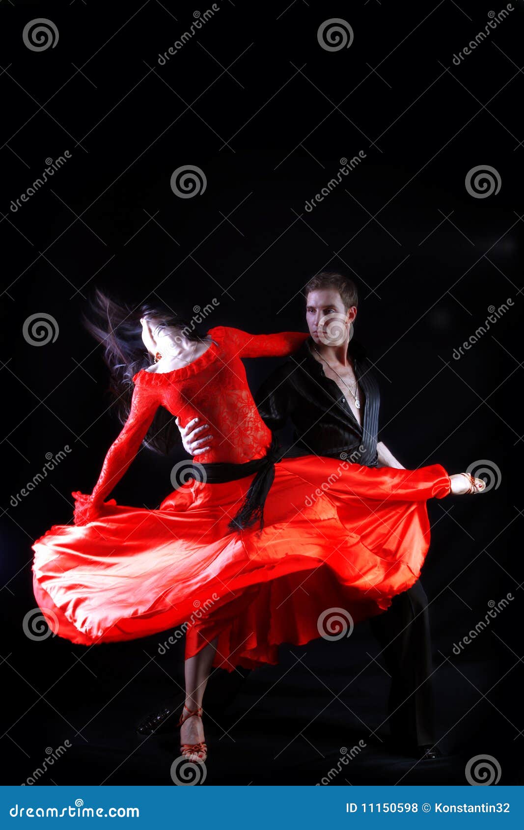 Dancers in action stock photo. Image of fashion, model - 11150598