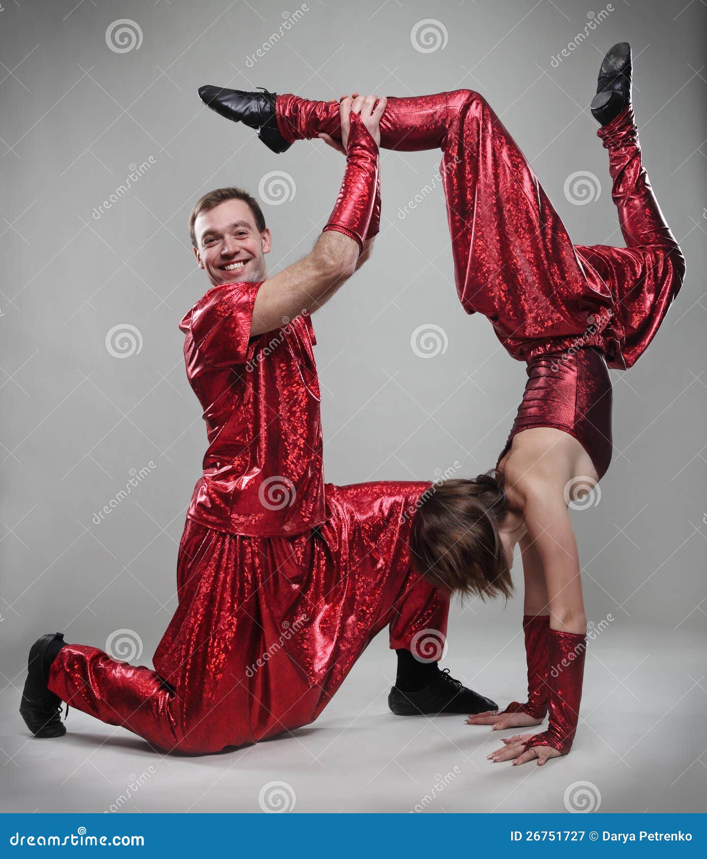 Dancers in action stock image. Image of pretty, dance - 26751727