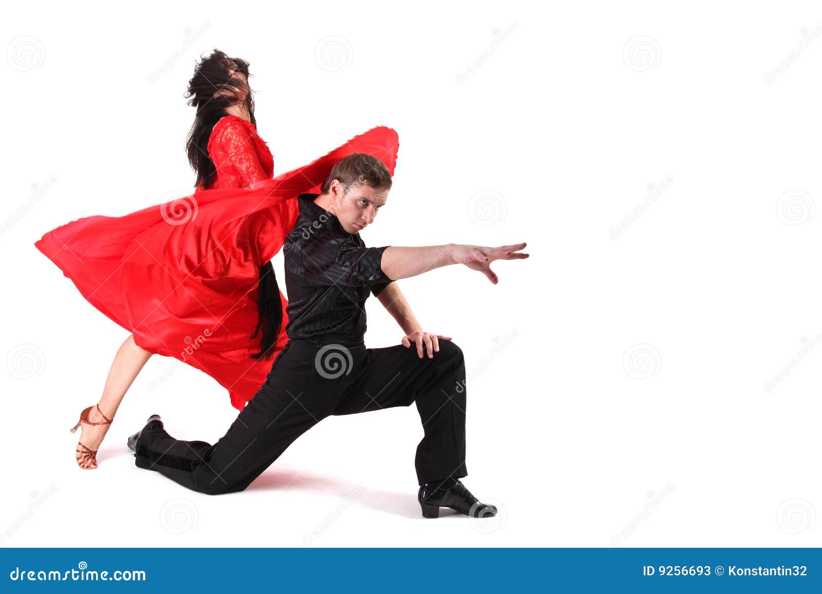 Dancers in action stock image. Image of couple, attractive - 9256693
