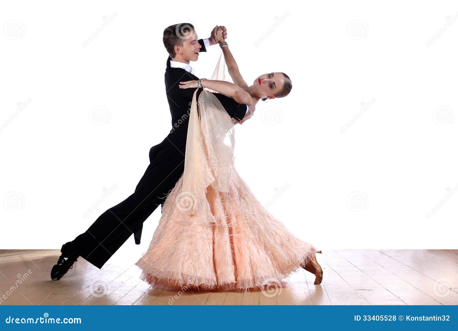 Dancers in ballroom stock photo. Image of dance, couple - 33405528