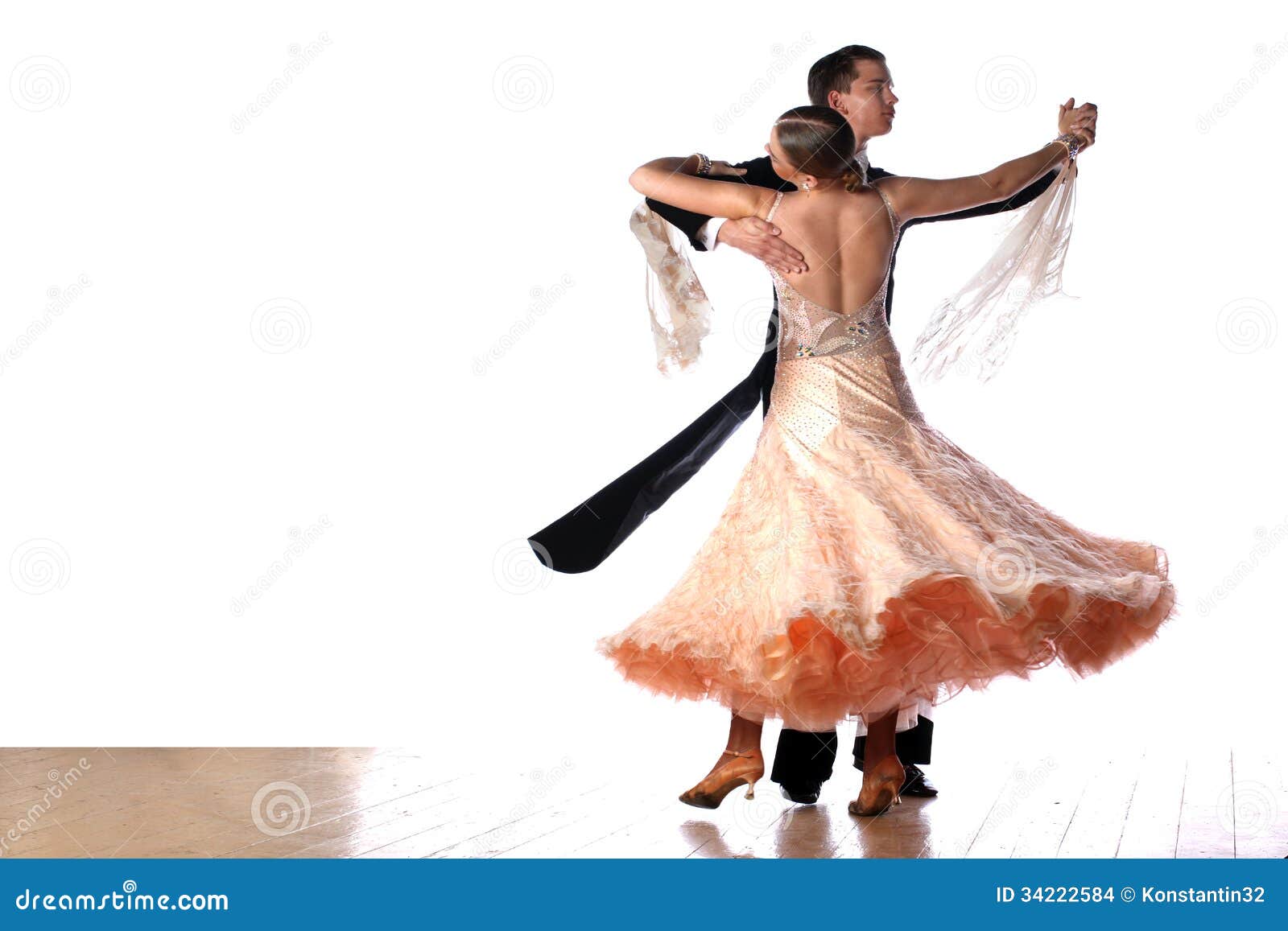 Dancers in ballroom stock photo. Image of movement, modern - 34222584
