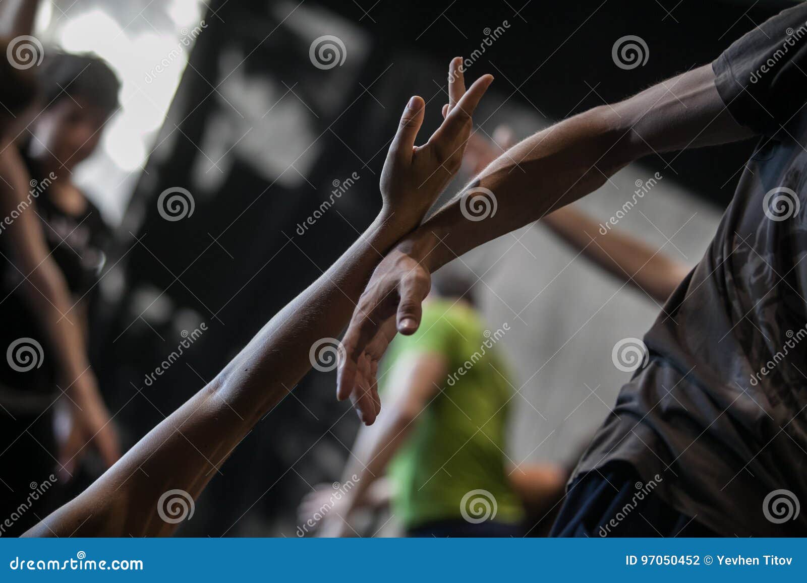 Dancers improvise on jam stock photo. Image of modern - 97050452