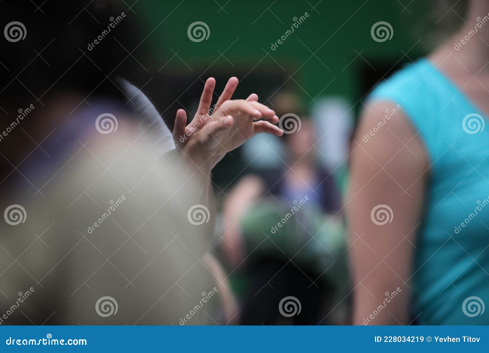 Dancers Movement Contact Improvisation Performance Stock Image - Image ...