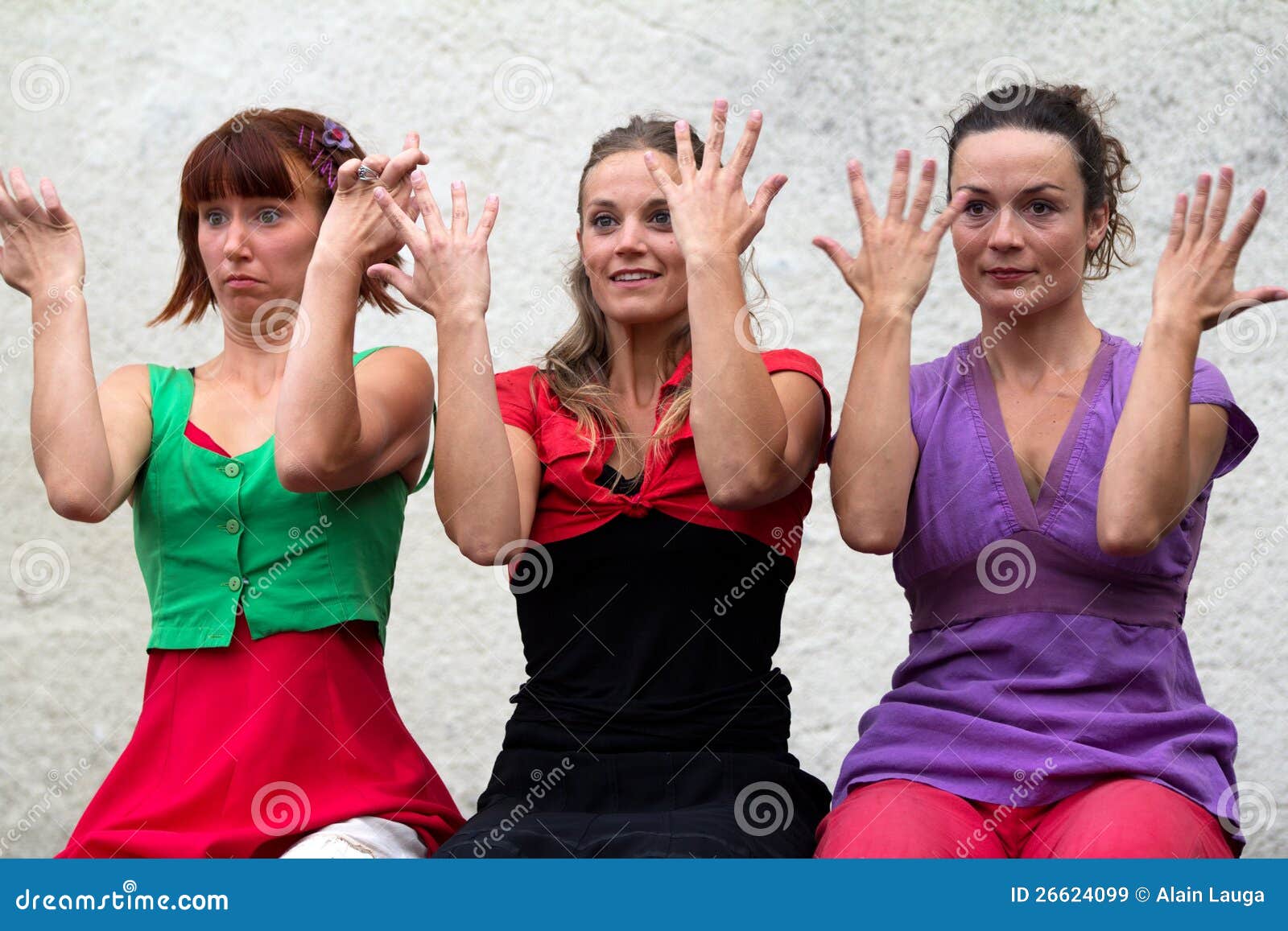 Dancers Playing with Their Hands Editorial Stock Image - Image of ...