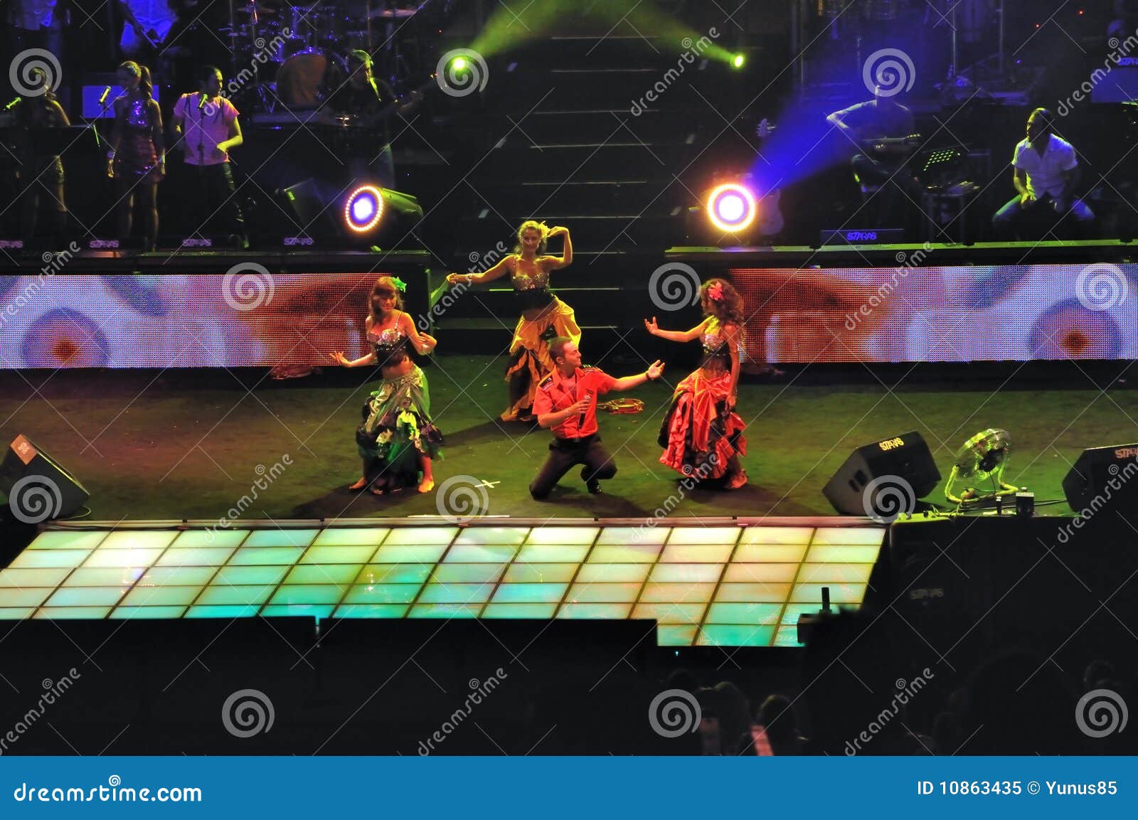 Dancers on stage editorial image. Image of active, theater - 10863435