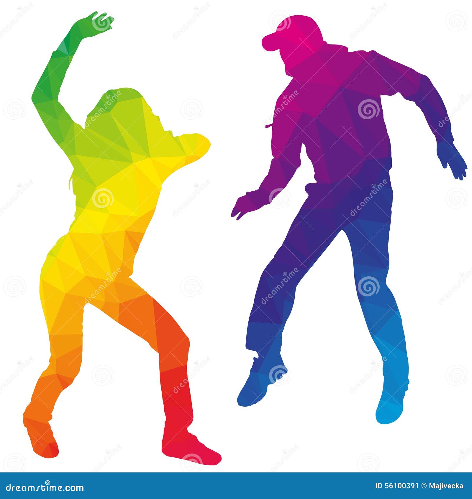 Dancers stock vector. Illustration of dance, ballerina - 56100391