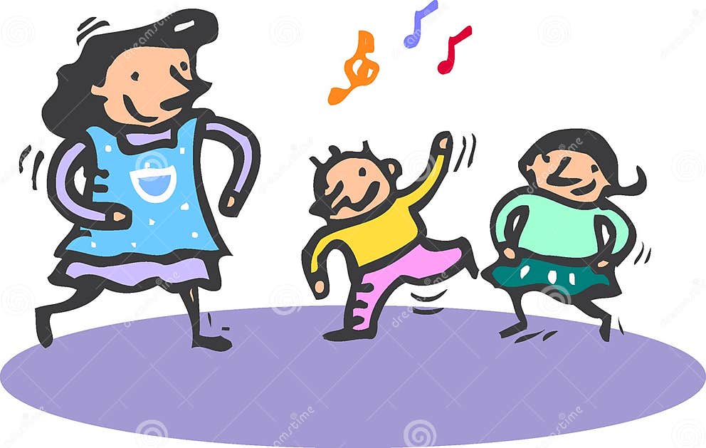 Dancing stock vector. Illustration of exercise, children - 1868719