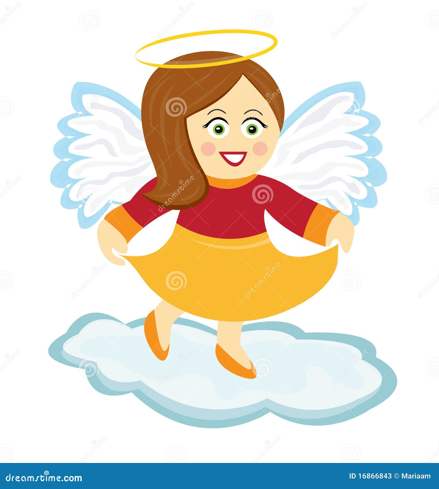 Dancing angel stock illustration. Illustration of religious - 16866843