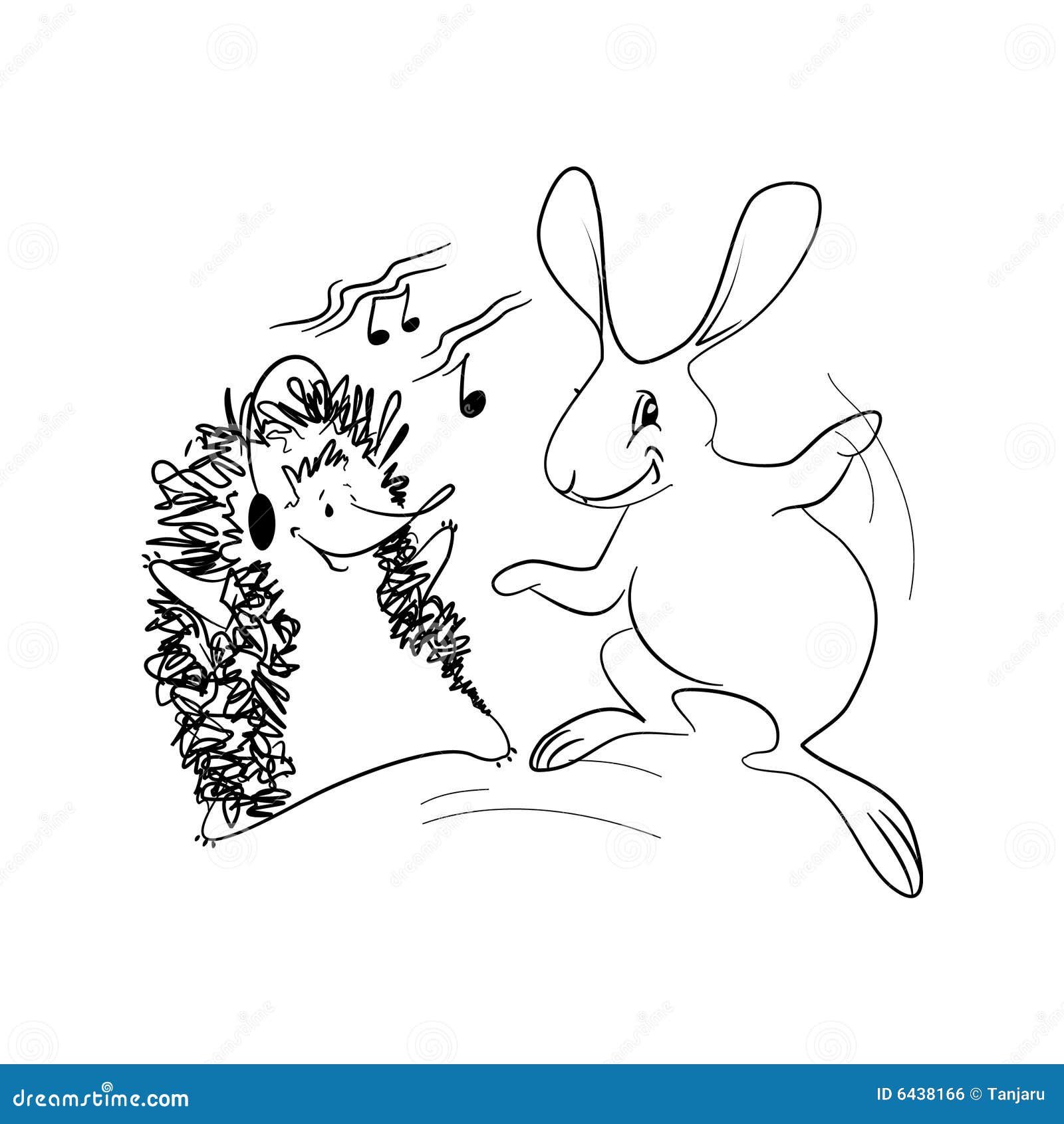 Dancing animals stock vector. Illustration of youth, song - 6438166