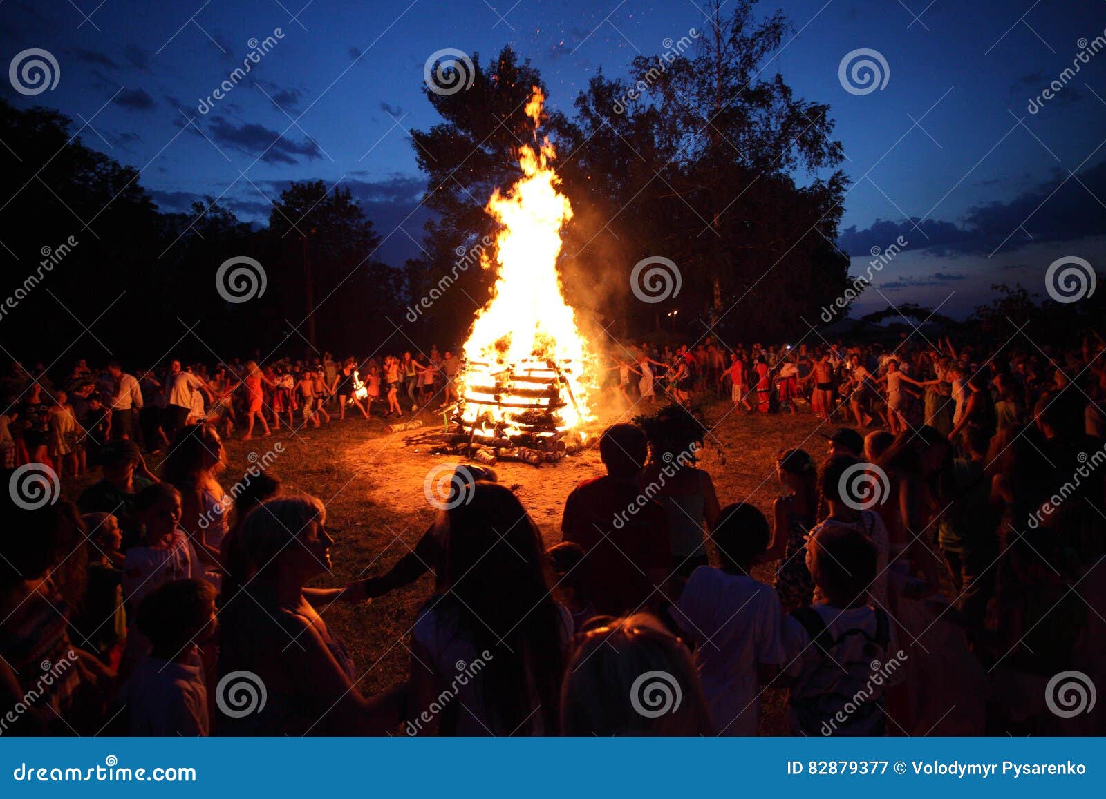 Dancing Around the Campfire Editorial Photography - Image of outdoor ...