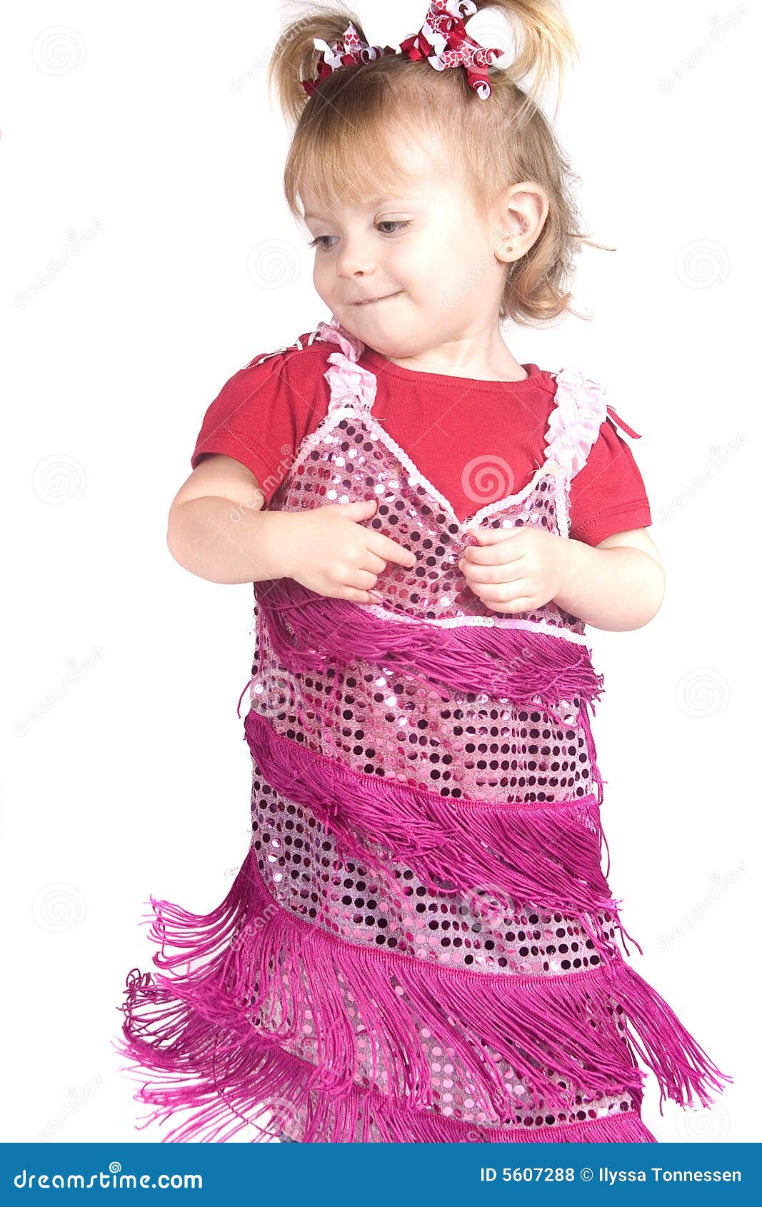 Dancing Baby stock photo. Image of face, blond, dress - 5607288