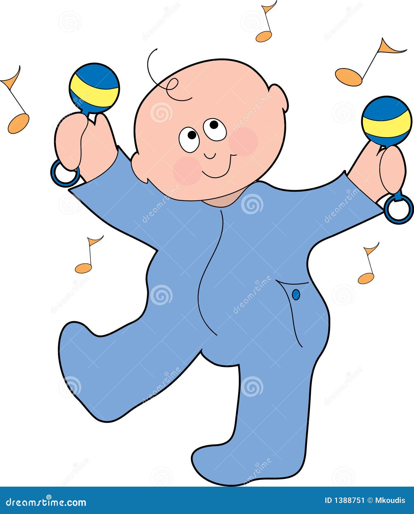 Dancing Baby Clip Art