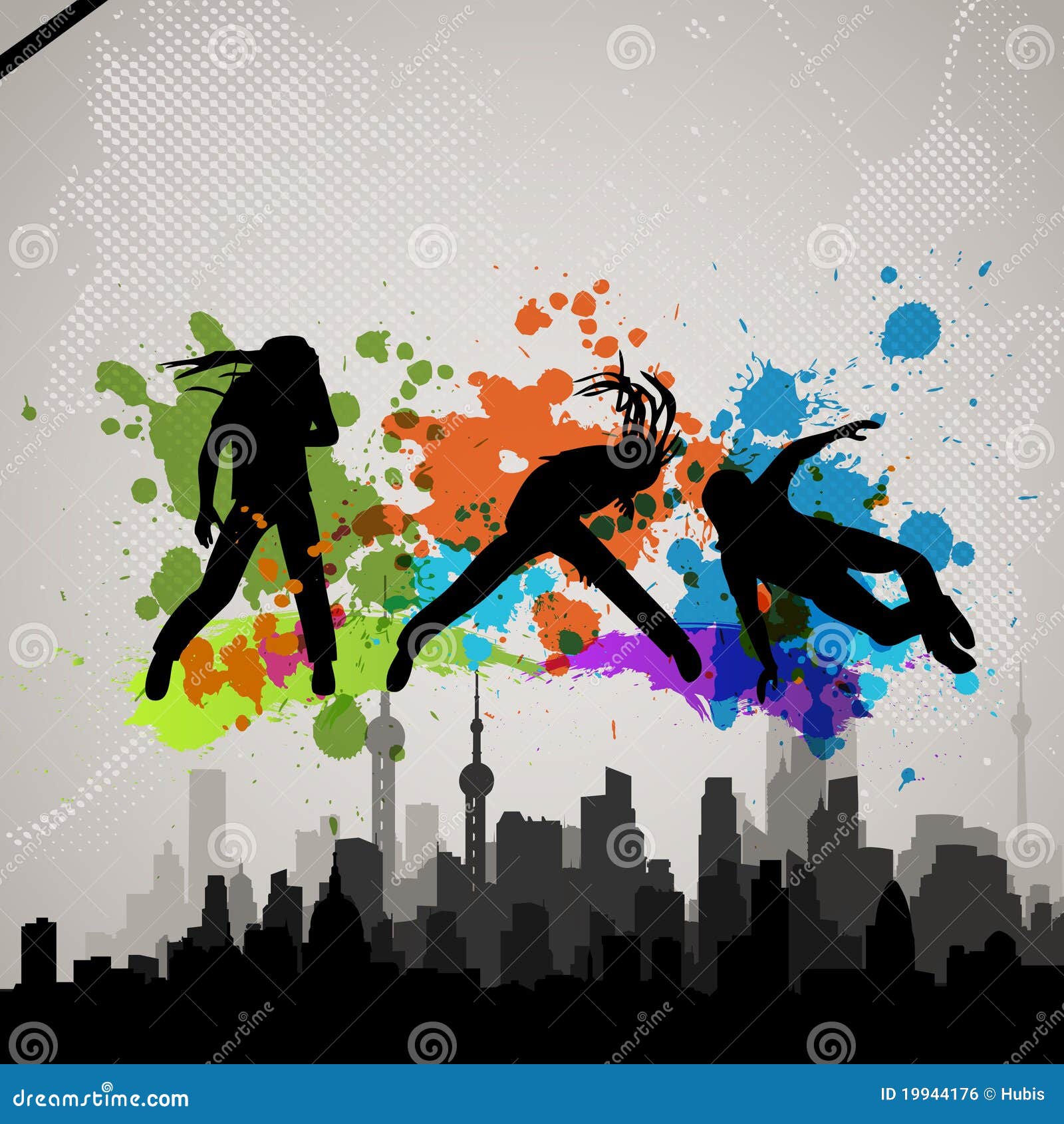 Dancing background stock vector. Illustration of dancer - 19944176