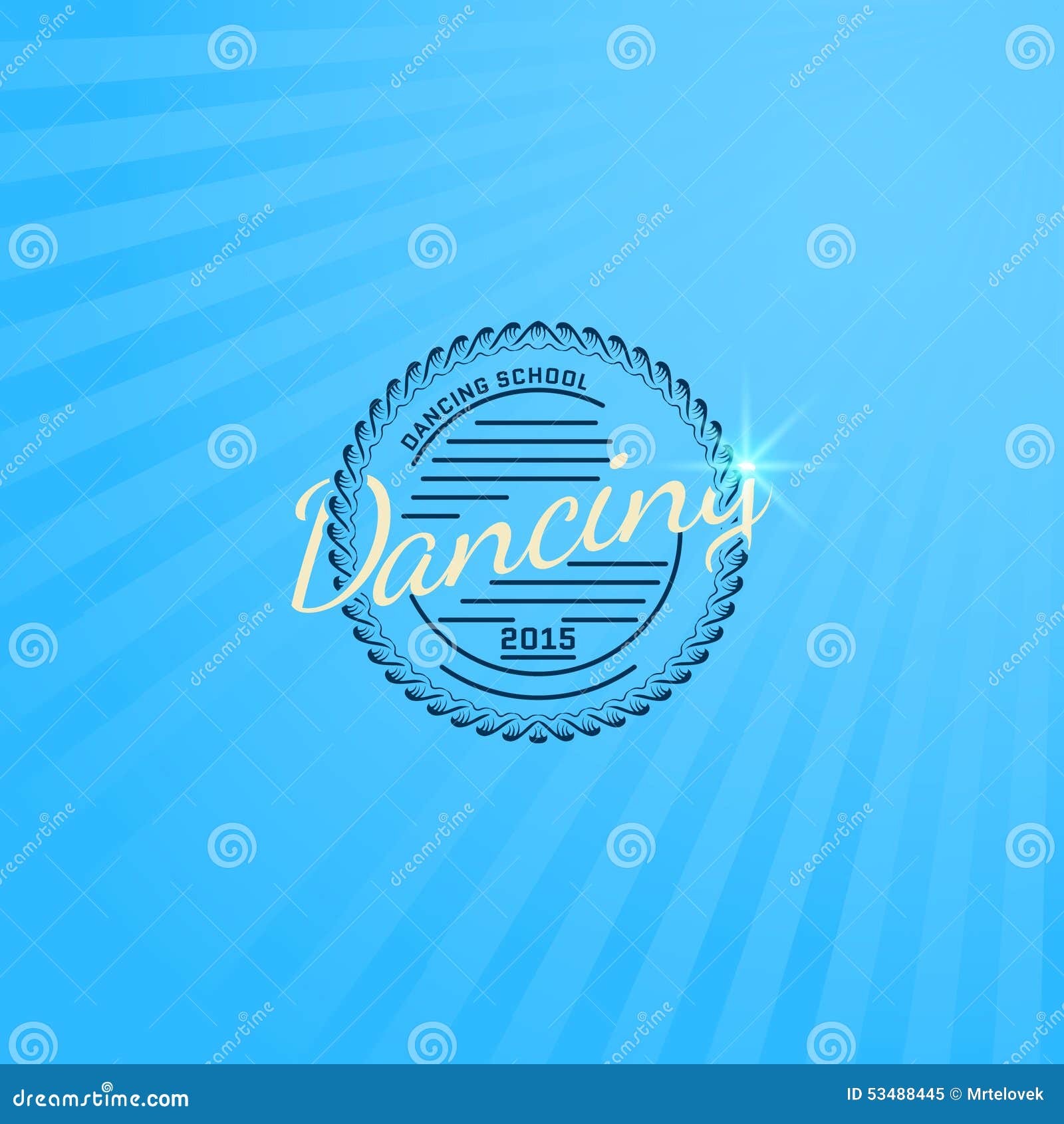 Dancing Badges Logos and Labels for Any Use Stock Illustration ...