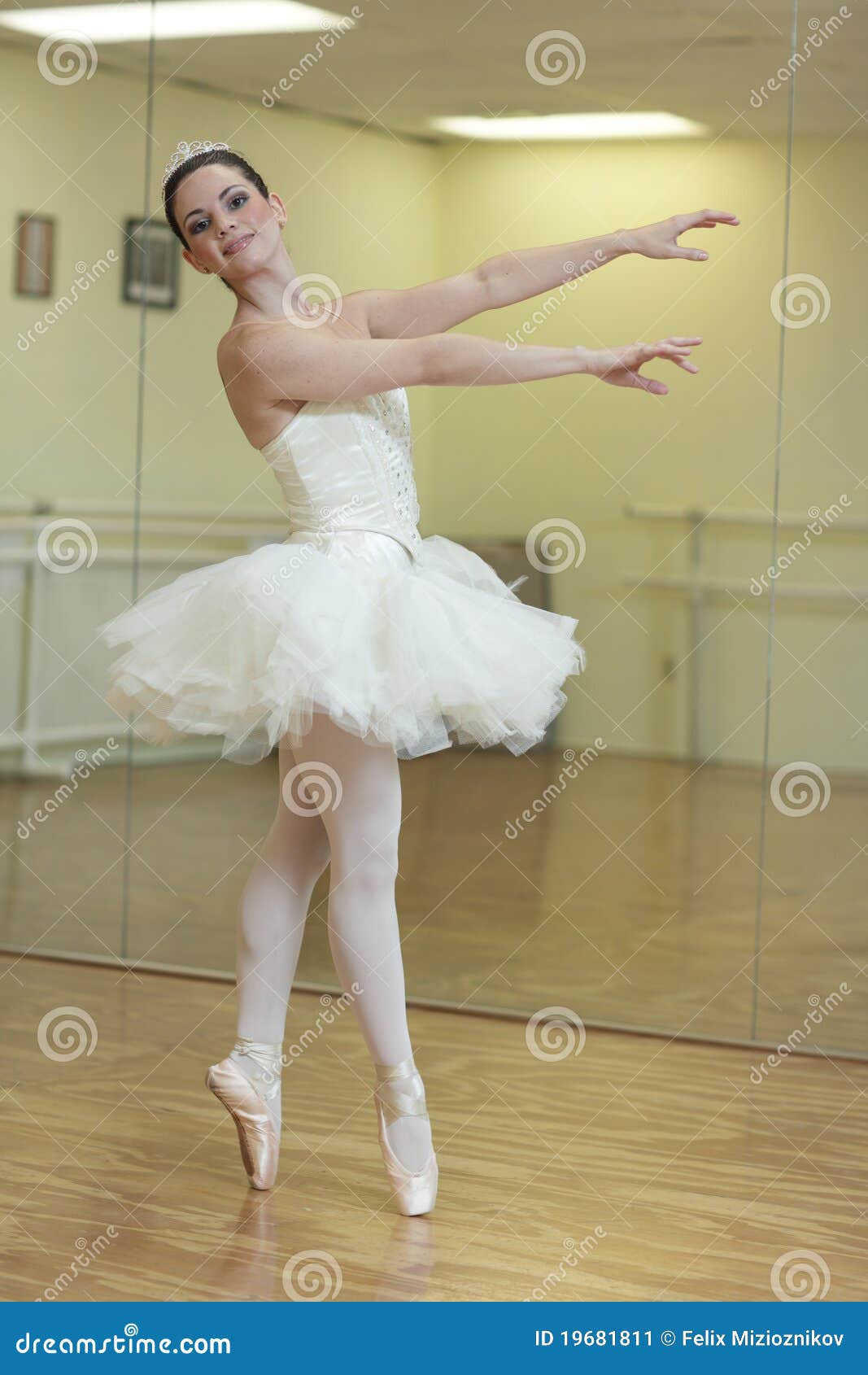 Dancing ballerina stock image. Image of hispanic, student - 19681811