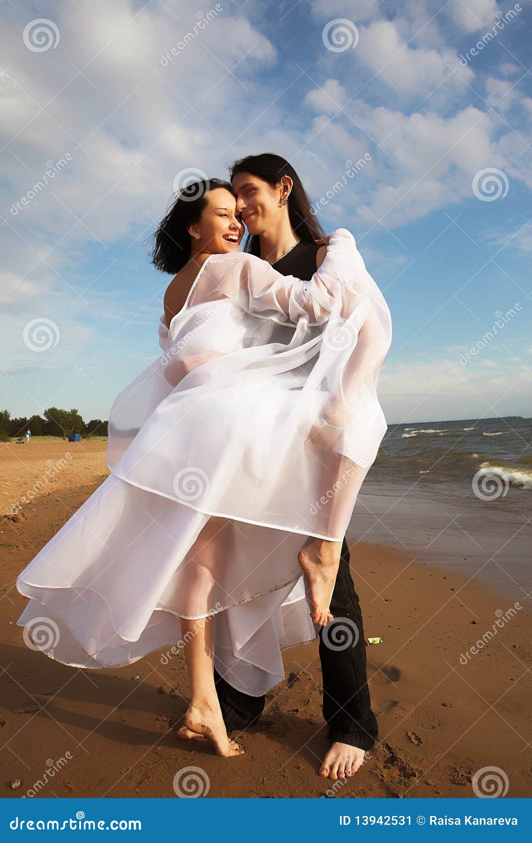 Dancing on the beach stock image. Image of happiness - 13942531