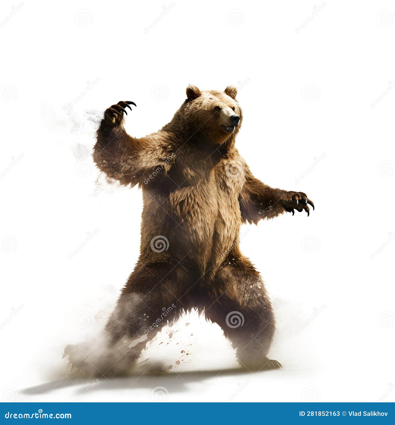 Dancing Grizzly Bear Royalty-Free Stock Photography | CartoonDealer.com #26839469