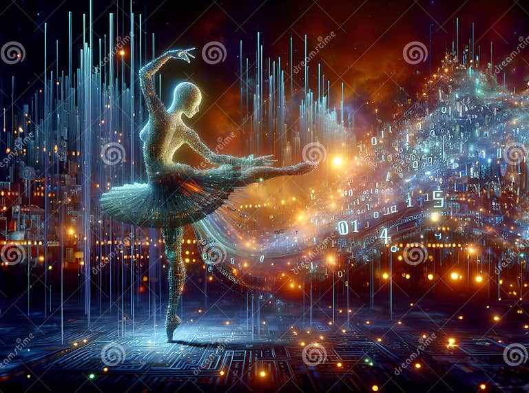 Dancing with Binary Codes with a Balletcore Dancer Embodying Its ...