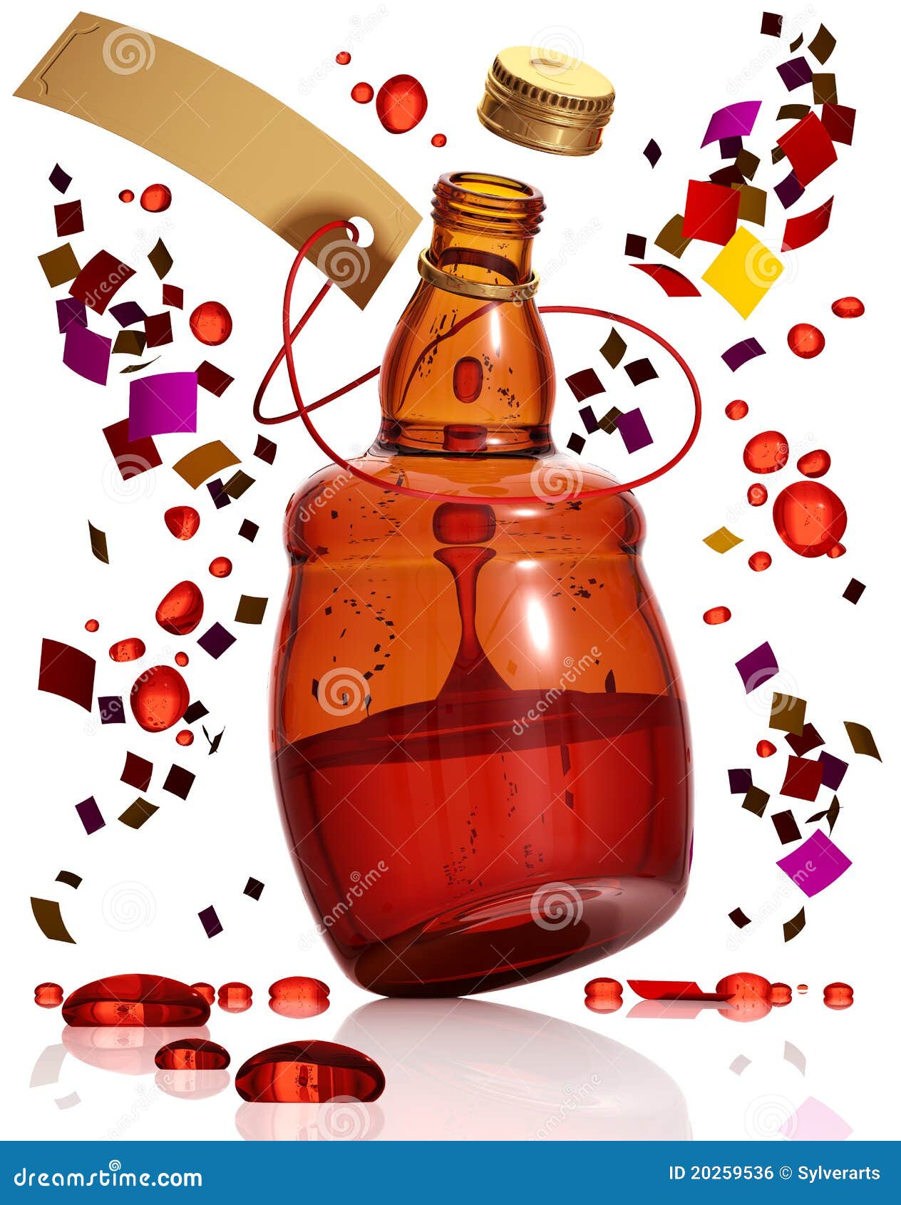 Dancing bottle of alcohol. stock illustration. Illustration of humorous ...