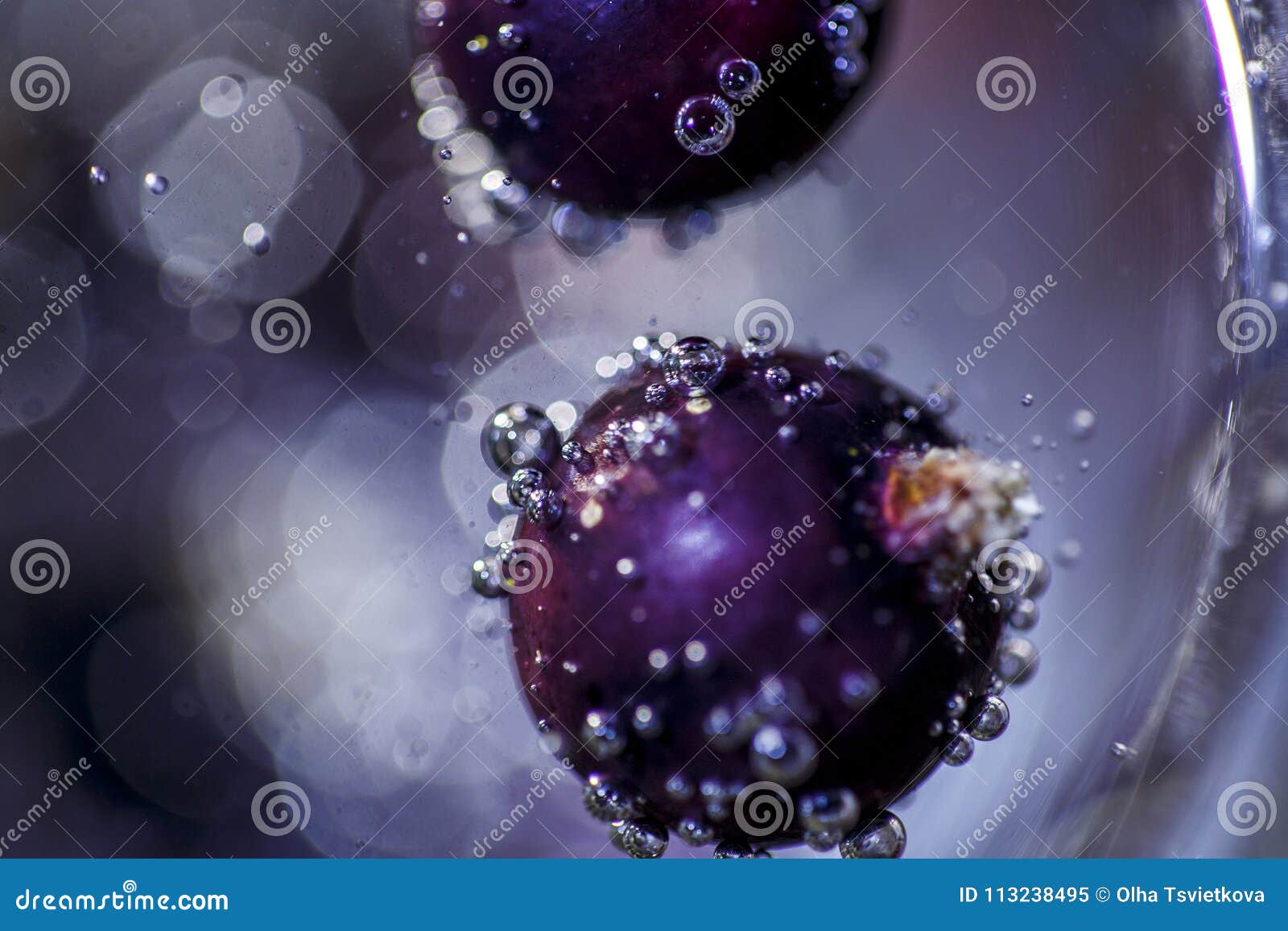 Dancing Bubbles berry stock image. Image of abstract - 113238495