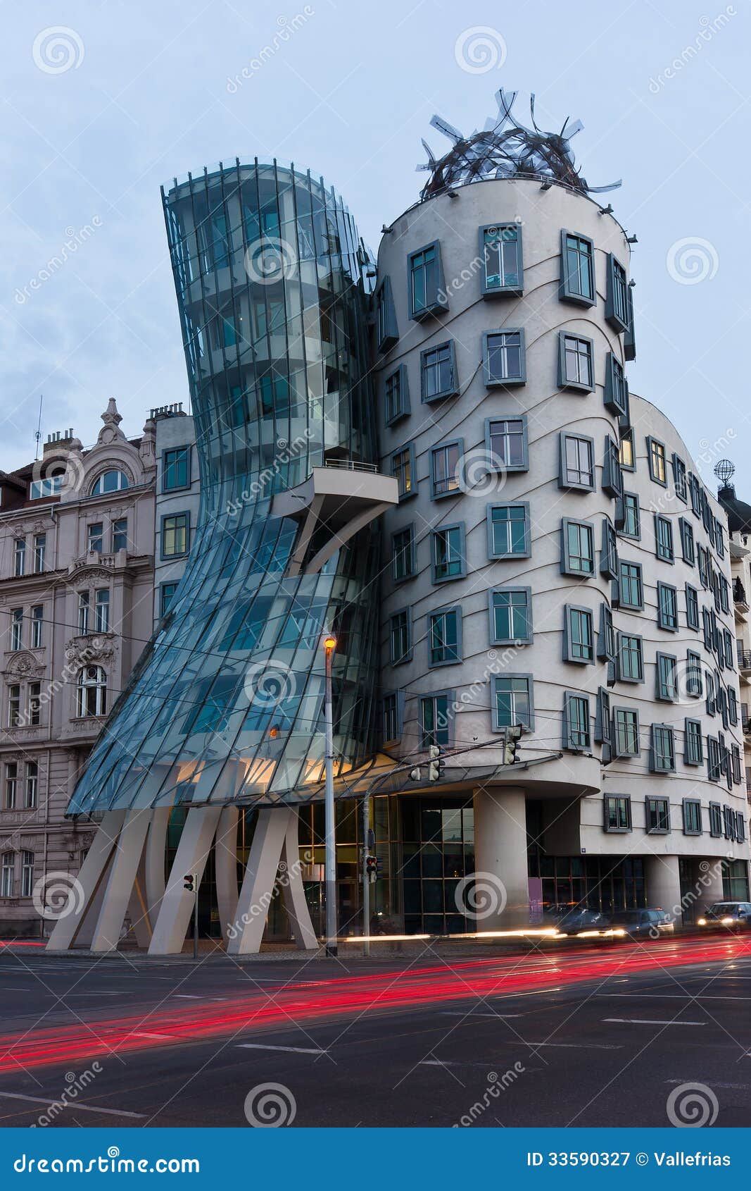 Dancing building editorial photography. Image of design - 33590327