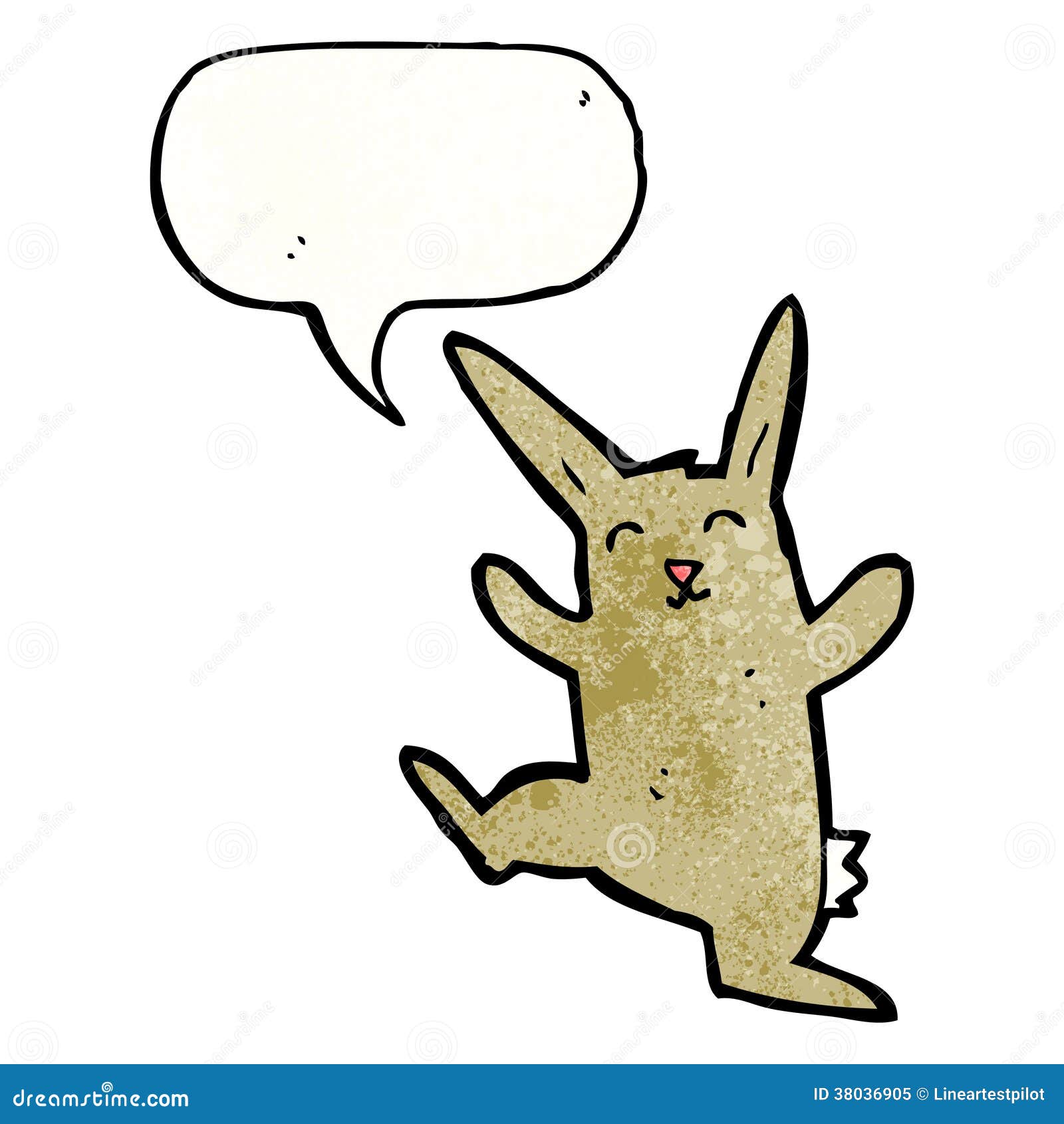 Dancing Bunny Rabbit Cartoon Stock Vector - Illustration of crazy ...