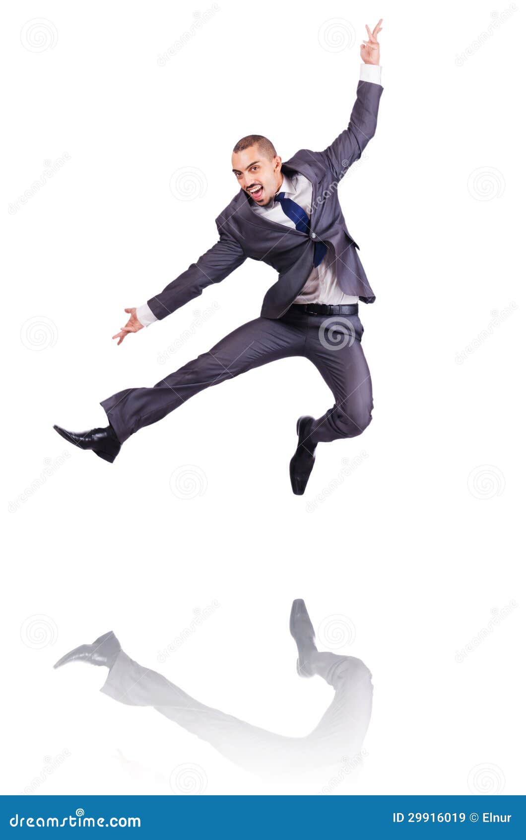 Dancing businessman stock image. Image of casual, happy - 29916019