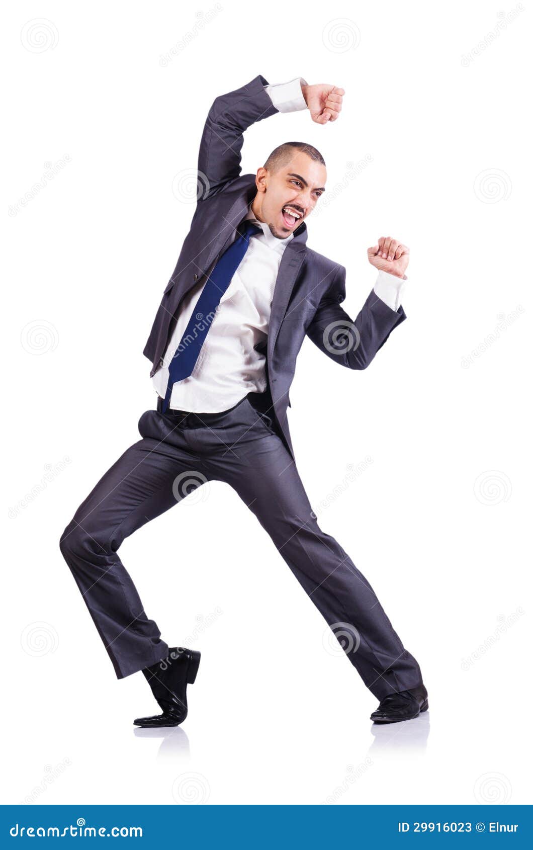 Dancing businessman stock image. Image of occupation - 29916023